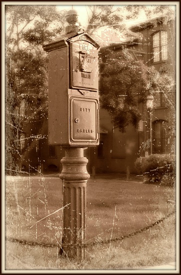 Gamewell Fire Alarm Box circa 1890 by Leslie Manna · 365 Project