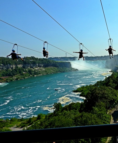 Zip Line over Niagara Falls by Jane Anderson · 365 Project