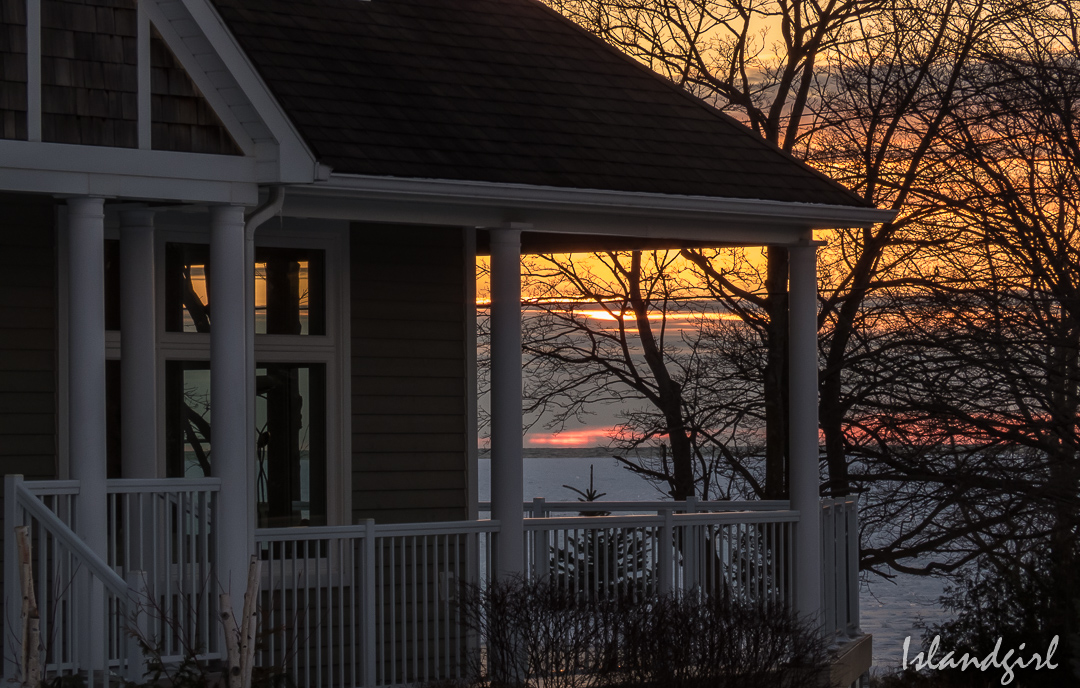 Sunset behind the house by Islandgirl · 365 Project