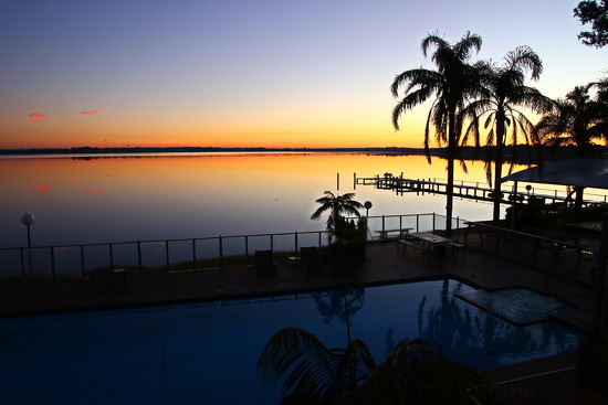 Dawn on Lake Budgewoi by Poppo Livy · 365 Project