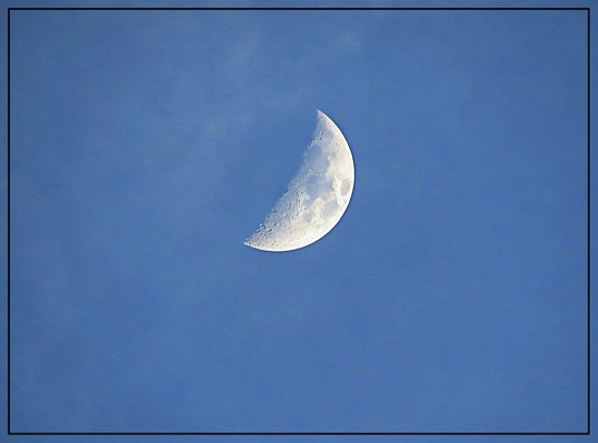 Half Moon on April 11th by Ann H. LeFevre · 365 Project