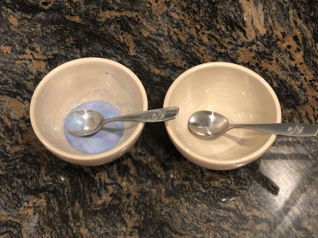 There are two types of people in the world: those that lick the bowl ...