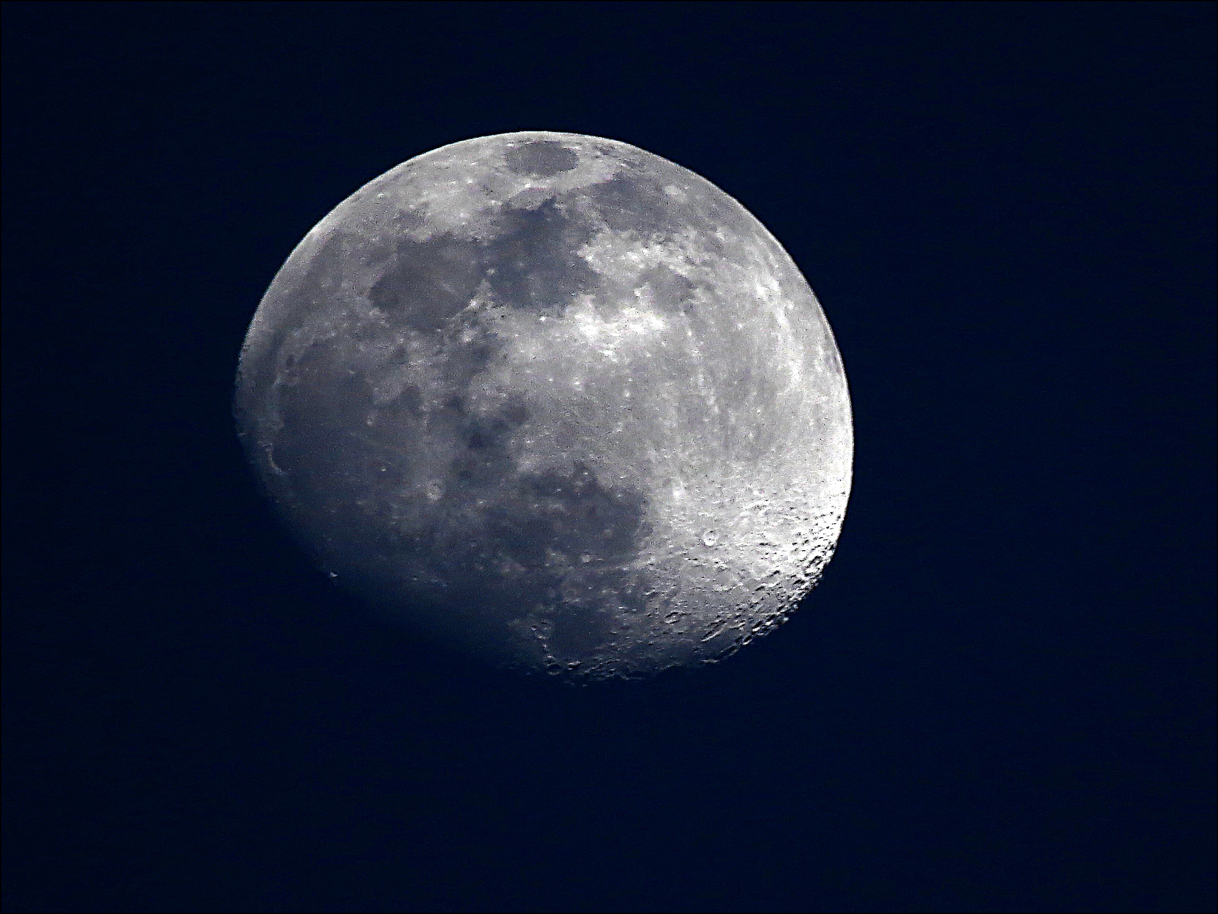 Disappearing Melon Moon by Ann H. LeFevre · 365 Project