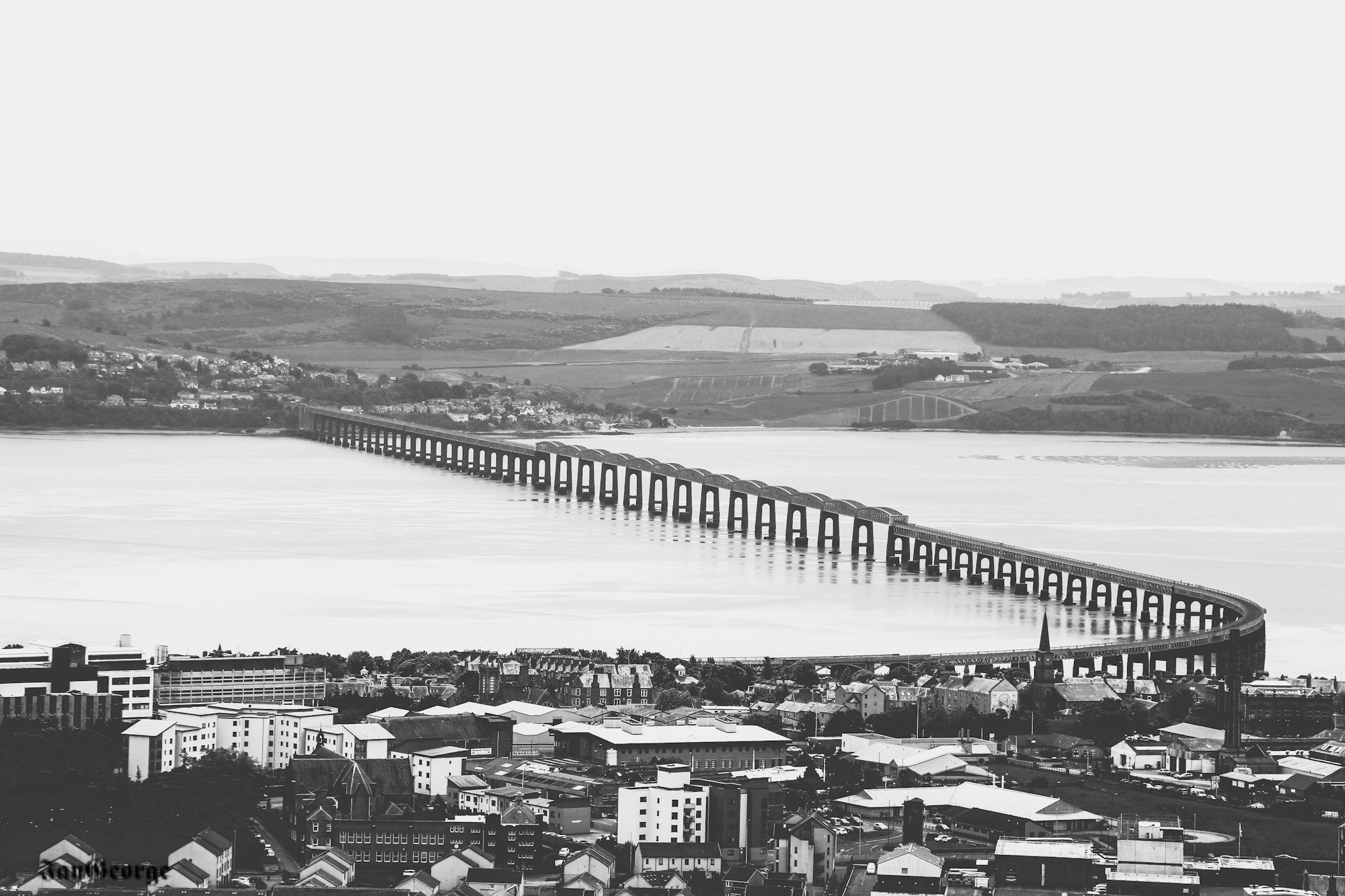 The Tay Railway Bridge by Ian George · 365 Project