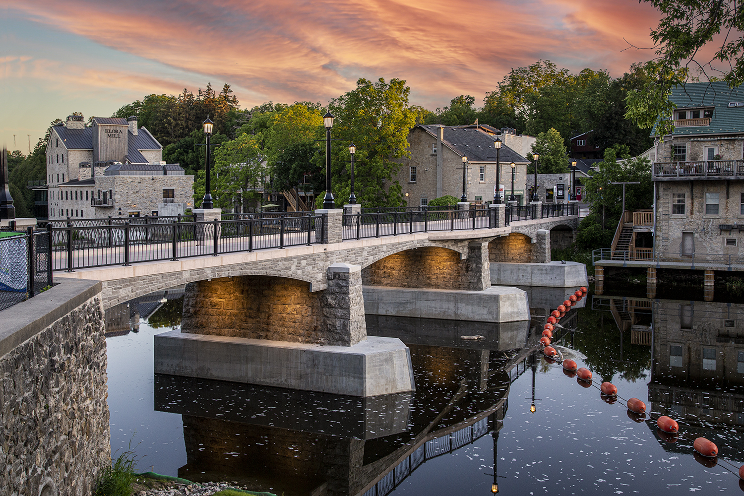 Elora Bridge at Sunrise by Peter Dulis · 365 Project