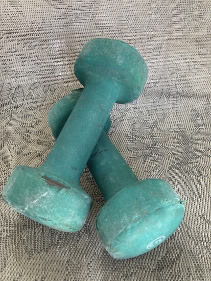 Green Weights by Liz Milne · 365 Project