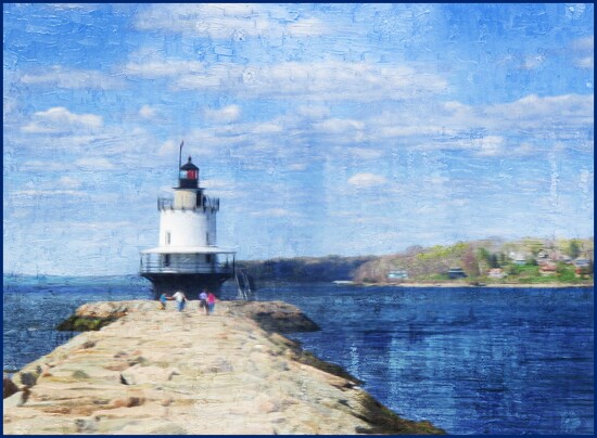 Spring Point Ledge Lighthouse by Ann H. LeFevre · 365 Project