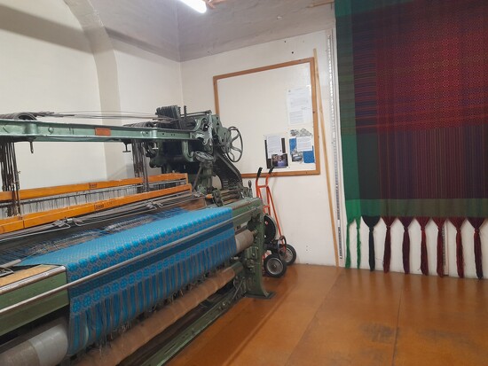 The loom from the Woollen mill days by Beryl Lloyd · 365 Project