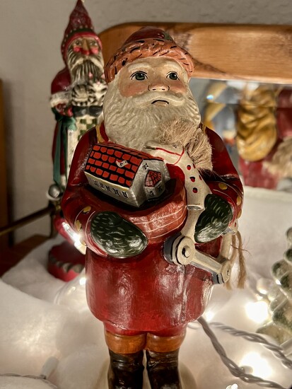 Vaillancourt chalkware Santa by Lou Ann · 365 Project