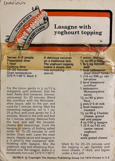 Alison Burt's Cookery Cards by Issi Bannerman · 365 Project