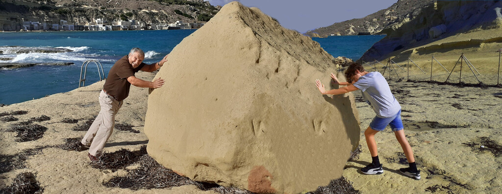 BEST WAY TO MOVE A BOULDER by Dione Giorgio · 365 Project