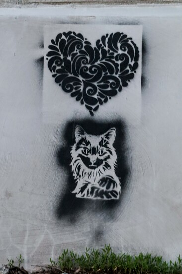 Stencilled Street Art by Jessica Eby · 365 Project