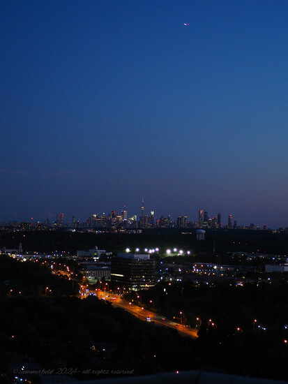 blue hour skyline by summerfield · 365 Project