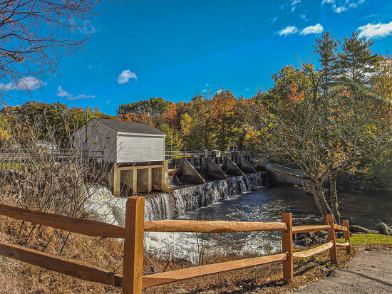 Dam at Milton Three Ponds. by Joan Robillard · 365 Project