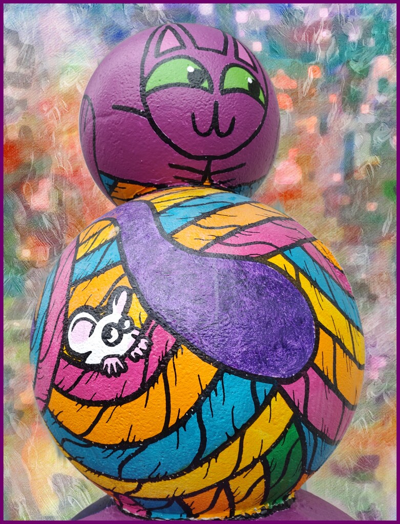 Knitty Cat by Ann H. LeFevre · 365 Project