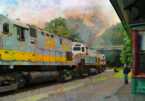 Cresco Train Station by Ann H. LeFevre · 365 Project