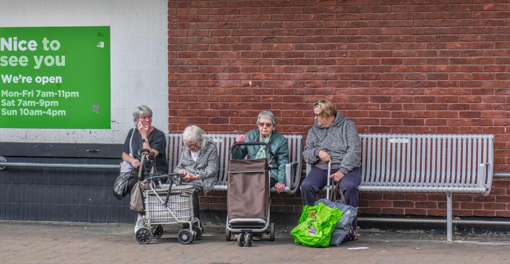 Asda Benches : 02 August 2025 , 12.05 hours by Phil Howcroft · 365 Project