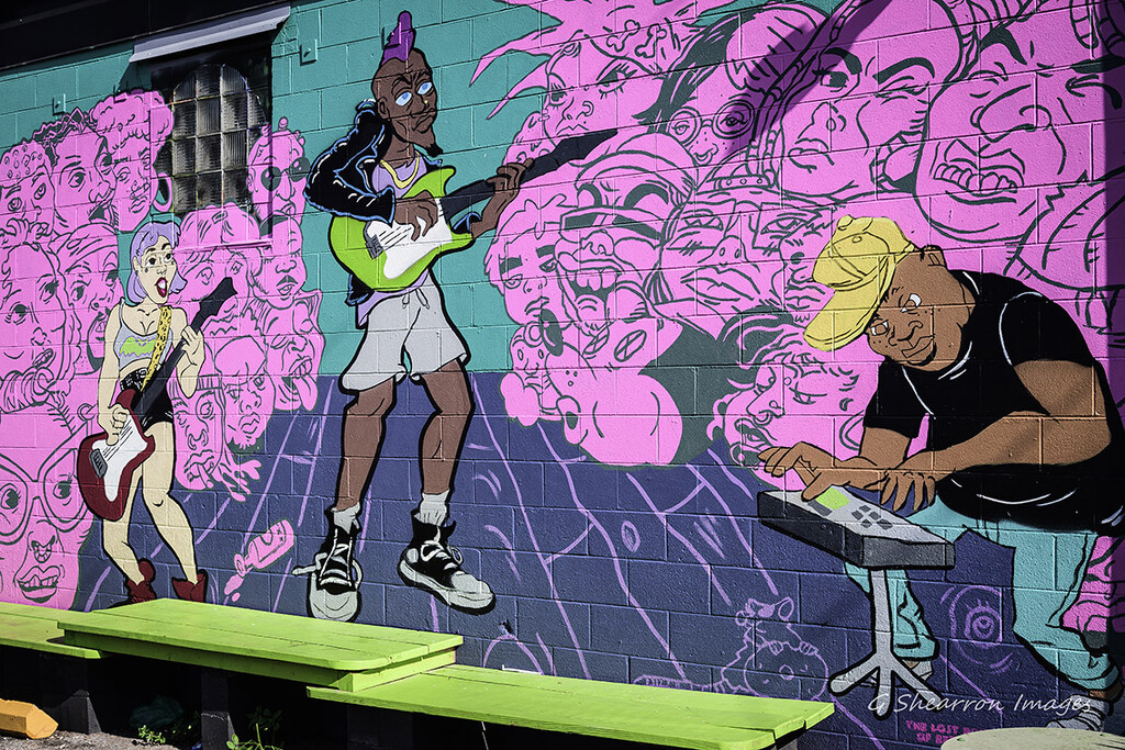Columbus street mural #2 by Glover Shearron, Jr. · 365 Project