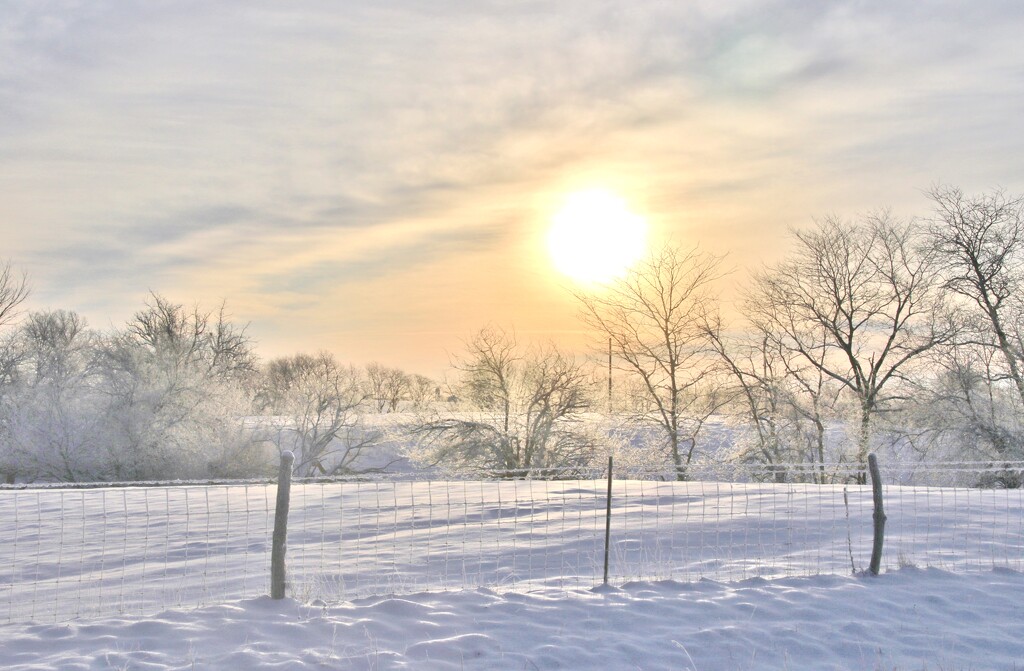 Sunrise and Snow by *lynn · 365 Project