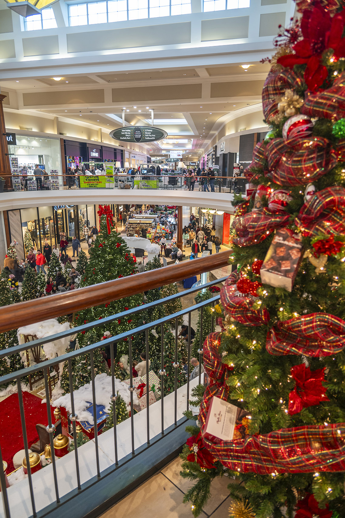 A busy shopping mall before Christmas by Glover Shearron, Jr. · 365 Project