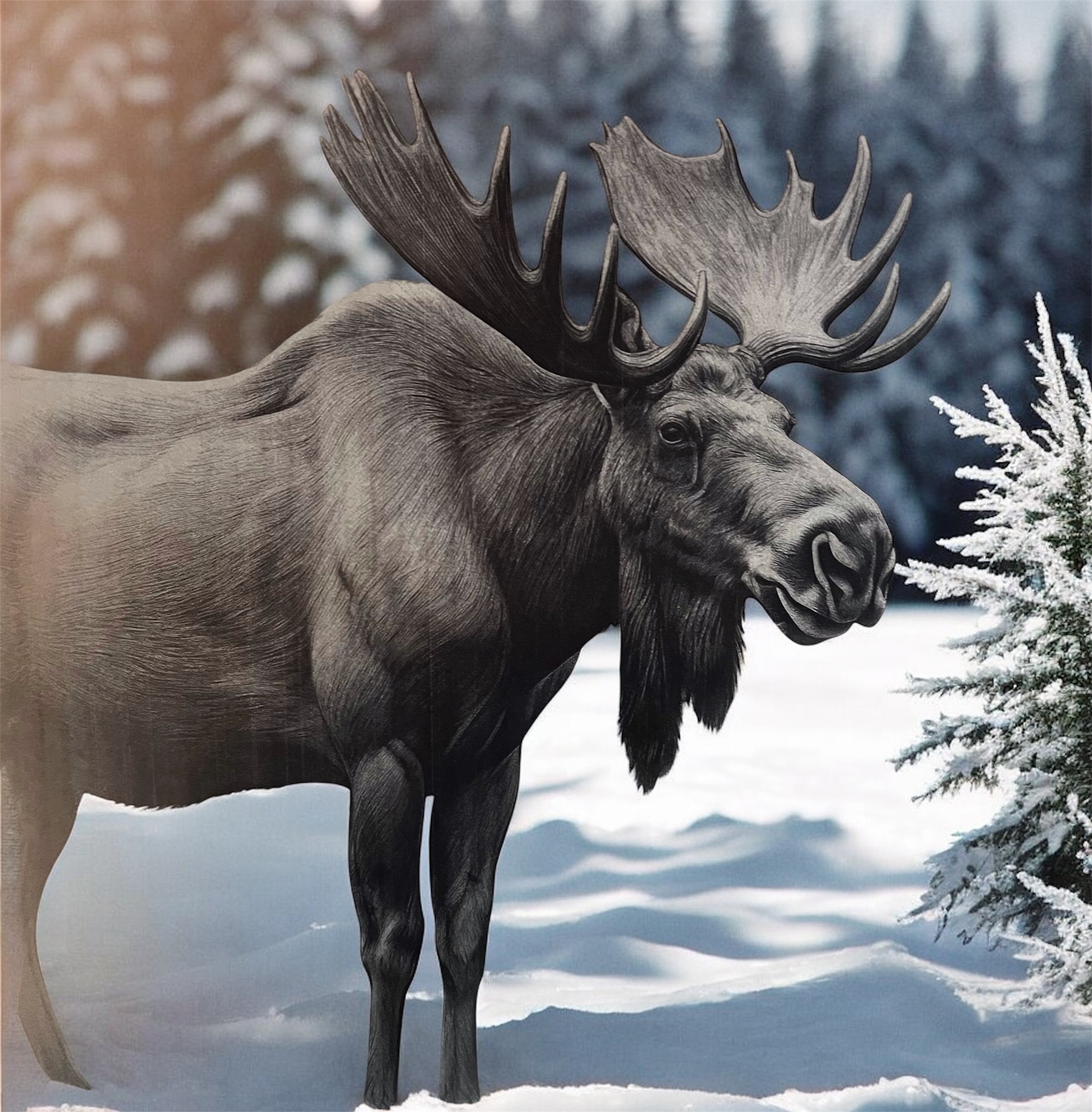 Mighty Moose by Islandgirl · 365 Project