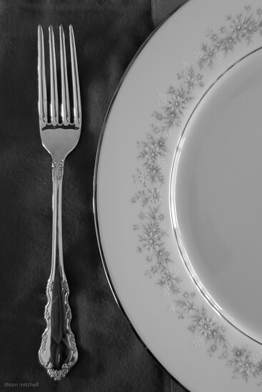 More from the table in B&W by Thom Mitchell · 365 Project